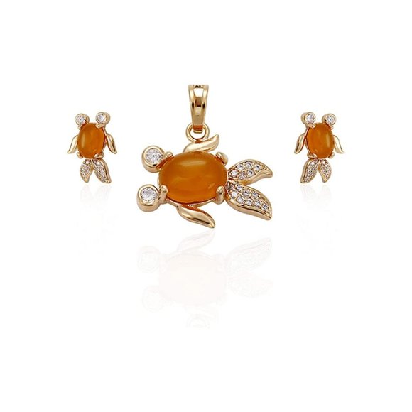 Charles Delon | Jewelry | Charles Delon Pendant Earrings Jewelry Set ...